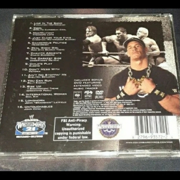 WWE | Media | Wwe Cd Dvd The Music 6 Theme Addict Vintage | Poshmark